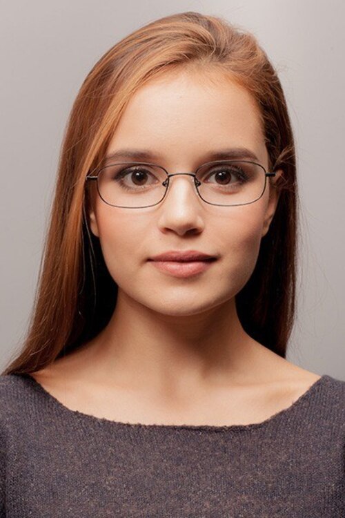 Caden Rectangle Black Full Rim Eyeglasses | Eyebuydirect