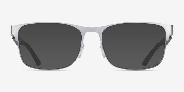Ray-Ban RB7550 - Rectangle Gunmetal Frame Eyeglasses | Eyebuydirect