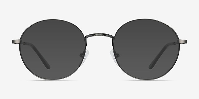 Motif Round Gunmetal Full Rim Eyeglasses Eyebuydirect Canada