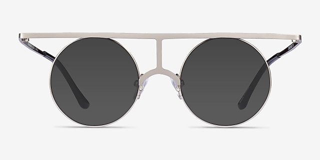 Framework Aviator Silver Full Rim Eyeglasses Eyebuydirect Canada