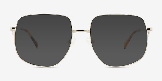 Dempsey Square Gold Full Rim Eyeglasses Eyebuydirect