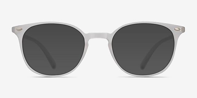 Hubris Round Matte Clear Full Rim Eyeglasses Eyebuydirect Canada