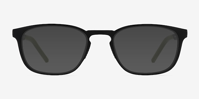 Attain Rectangle Matte Black Glasses For Men Eyebuydirect Canada