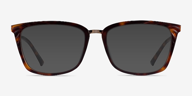 Grande Rectangle Tortoise Gold Full Rim Eyeglasses Eyebuydirect Canada