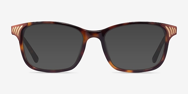 Visio Rectangle Tortoise Full Rim Eyeglasses Eyebuydirect Canada