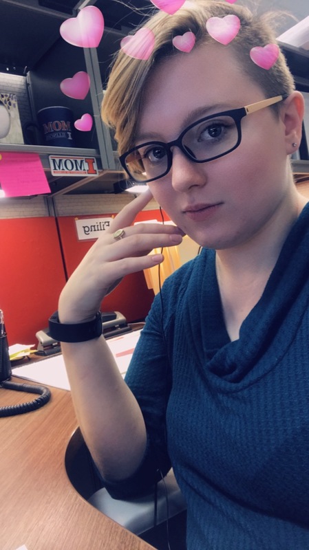 Clover Rectangle Black & Apricot Full Rim Eyeglasses | Eyebuydirect