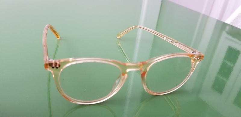 Kyoto Round Clear Yellow Full Rim Eyeglasses | Eyebuydirect