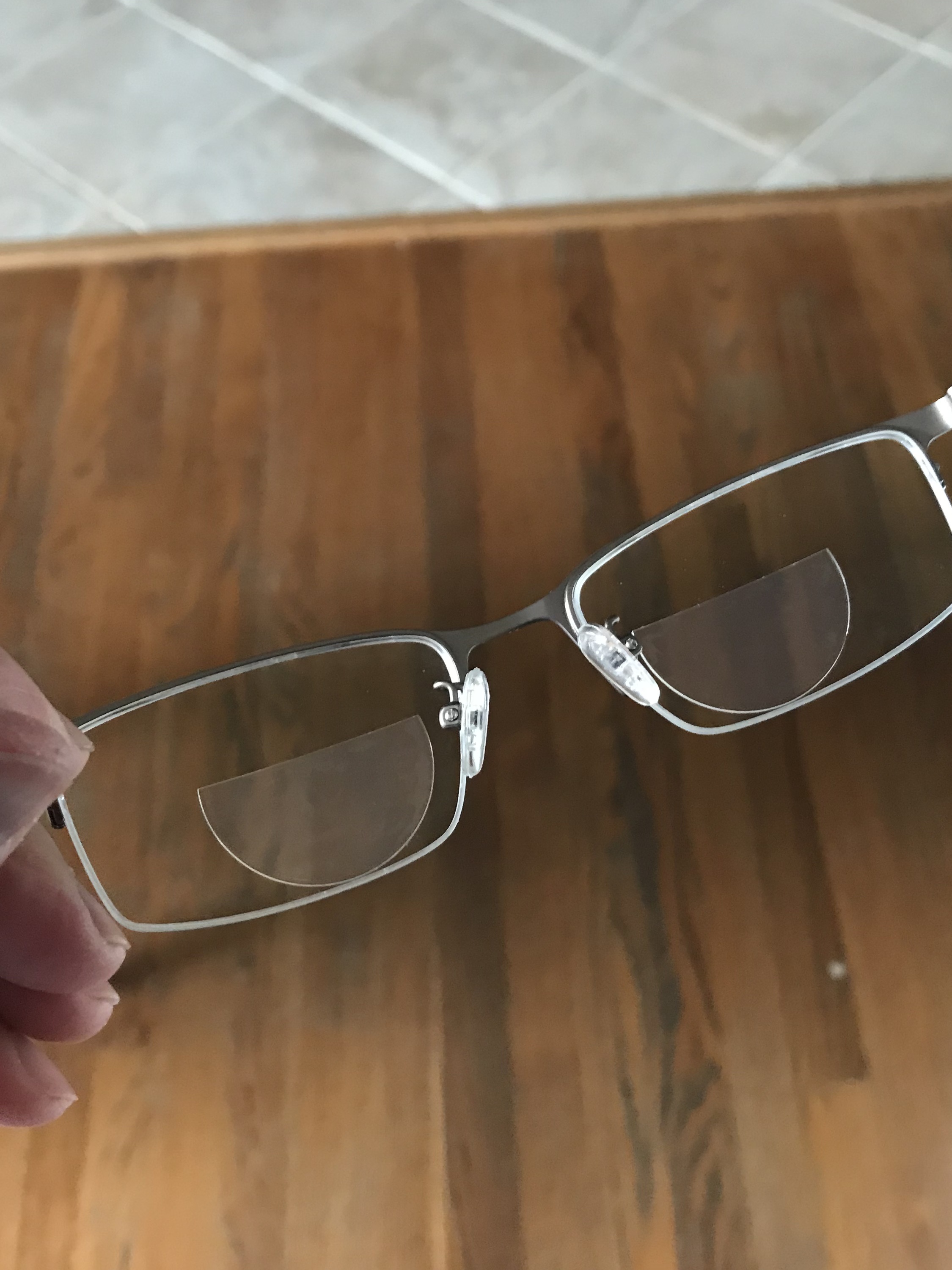 Bezel Rectangle Dark Charcoal Semi Rimless Eyeglasses | Eyebuydirect Canada
