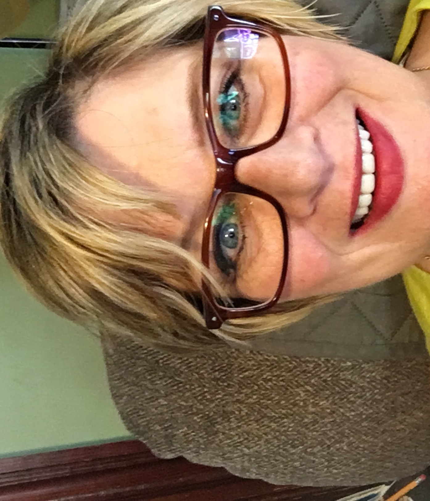 Mandi Rectangle Brown Striped Full Rim Eyeglasses | Eyebuydirect Canada