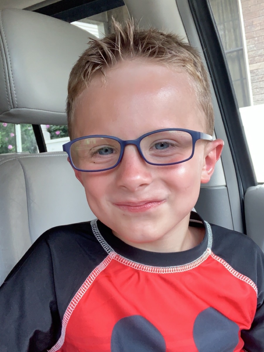 Gizmo Rectangle Navy Full Rim Eyeglasses | Eyebuydirect Canada