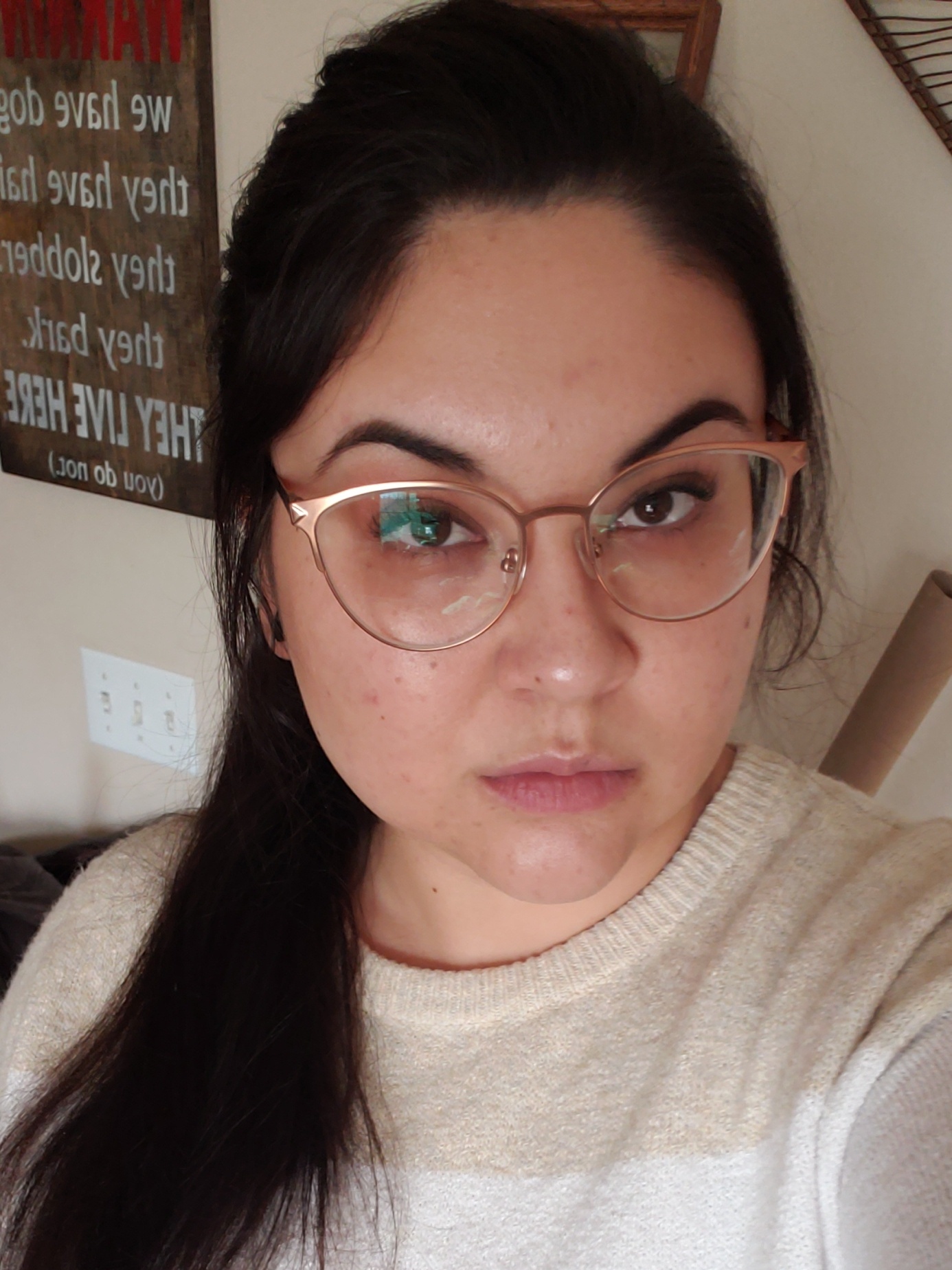 Nadia Cat Eye Rose Gold Glasses for Women | Eyebuydirect