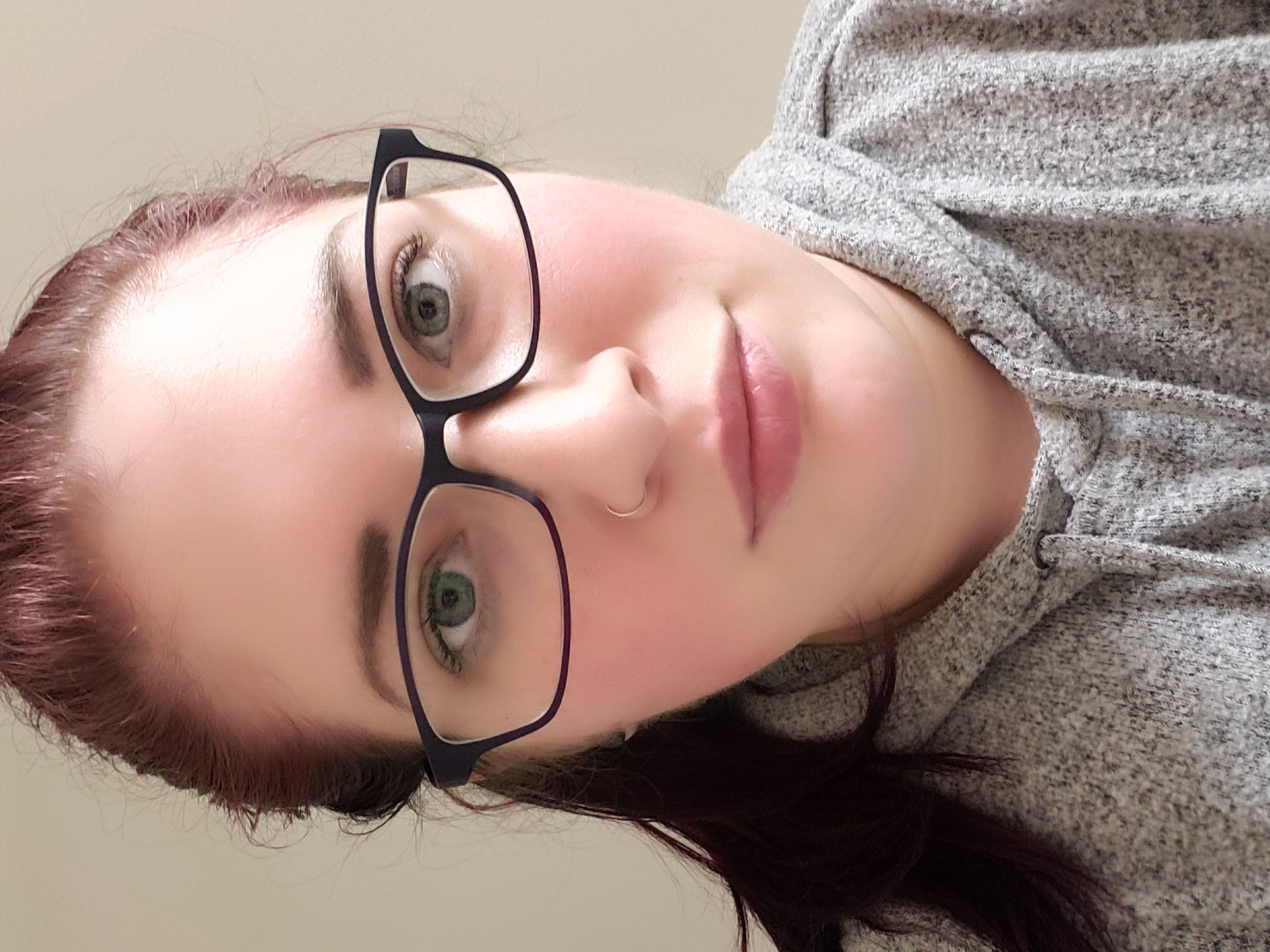 Broad Rectangle Navy Full Rim Eyeglasses | Eyebuydirect Canada