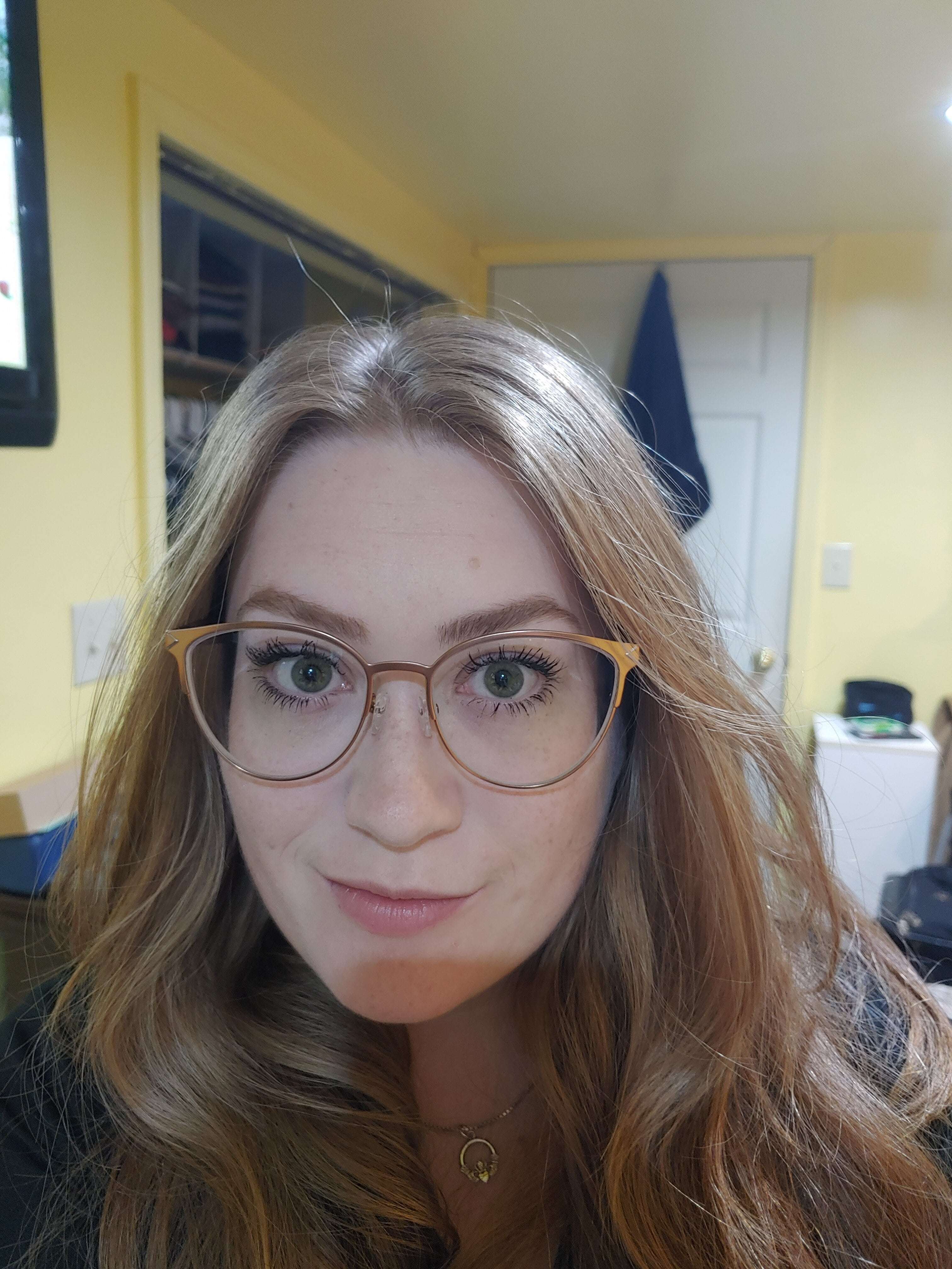 Nadia Cat Eye Rose Gold Glasses for Women | Eyebuydirect Canada