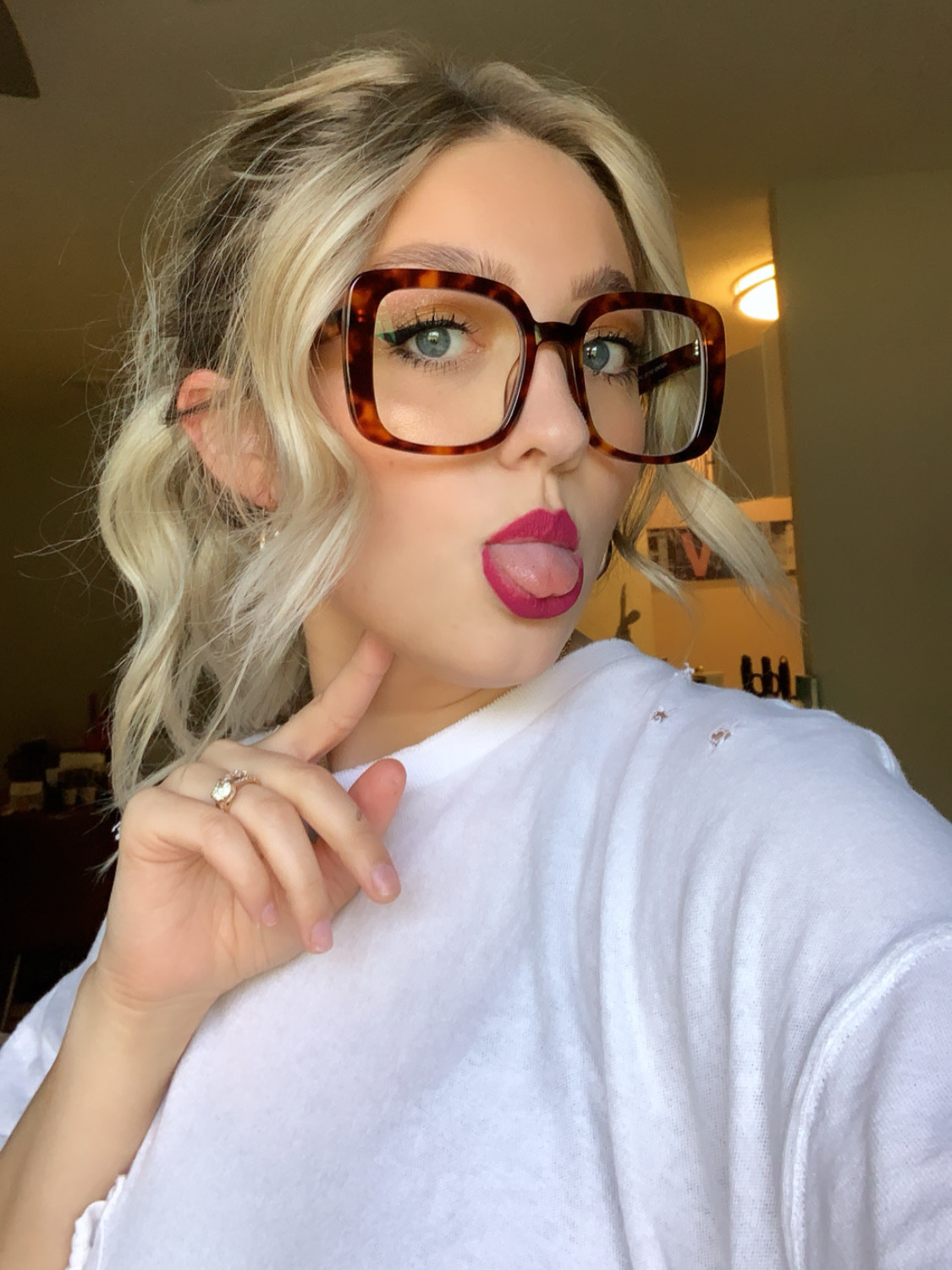 Heather Square Burgundy Glasses for Women | Eyebuydirect Canada