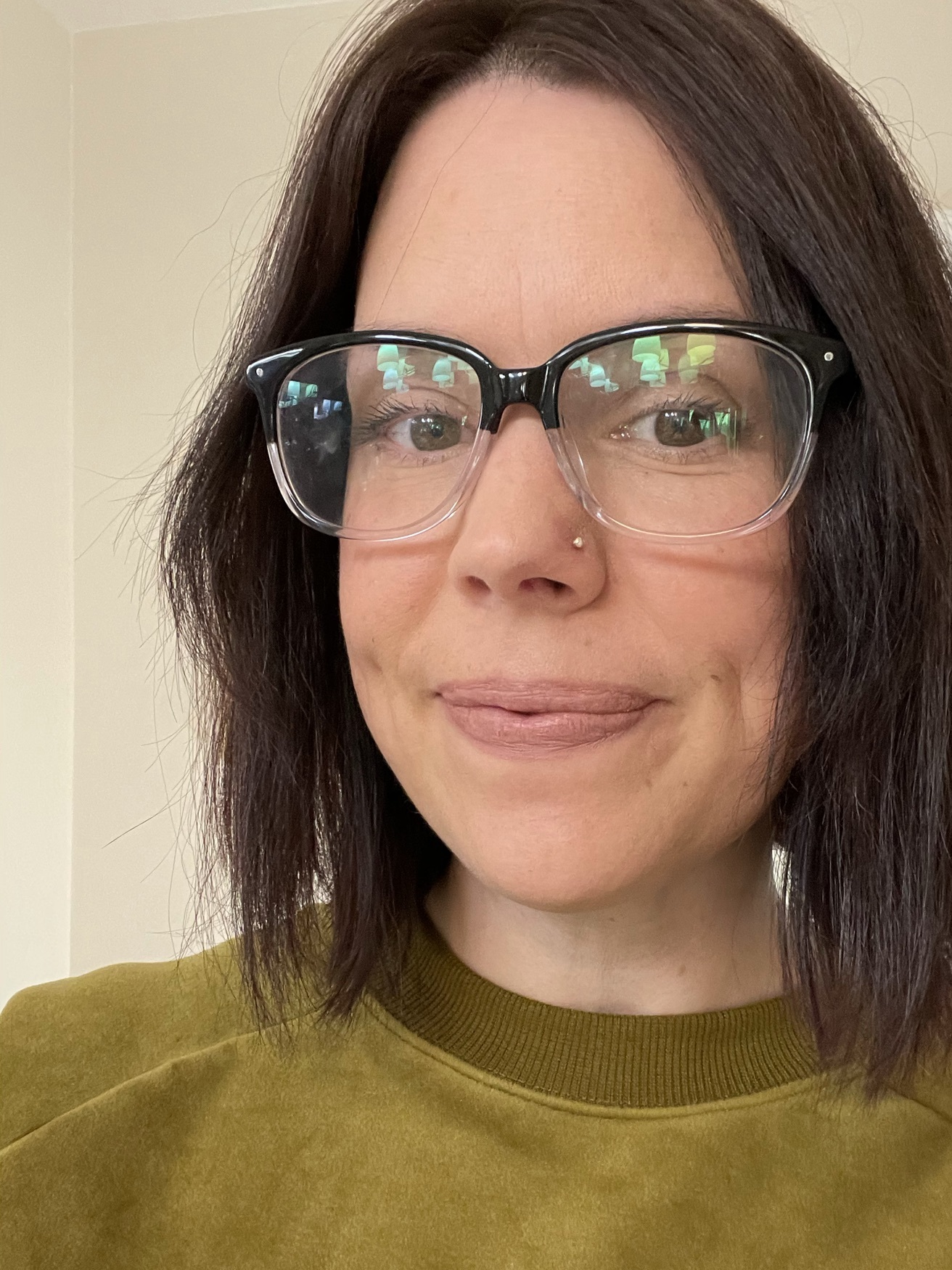 Escape Rectangle Clear Black Full Rim Eyeglasses | Eyebuydirect