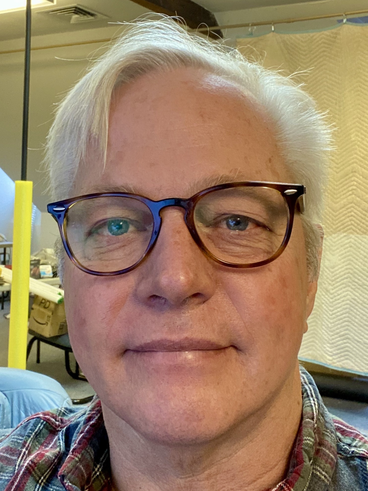 Ray-Ban RB7159 - Square Blue Frame Eyeglasses | Eyebuydirect Canada