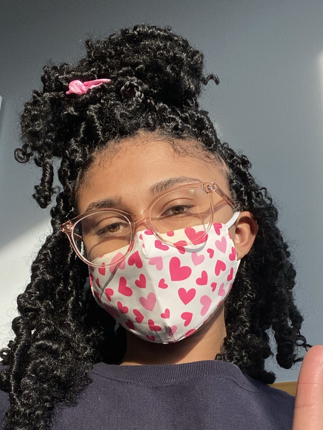 Nala Cat Eye Clear Pink Glasses for Women | Eyebuydirect Canada