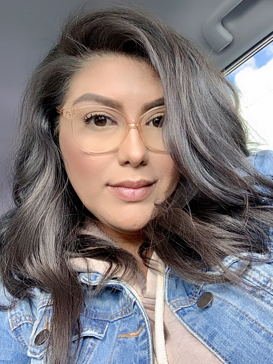 Nala Cat Eye Clear Melon Glasses for Women | Eyebuydirect