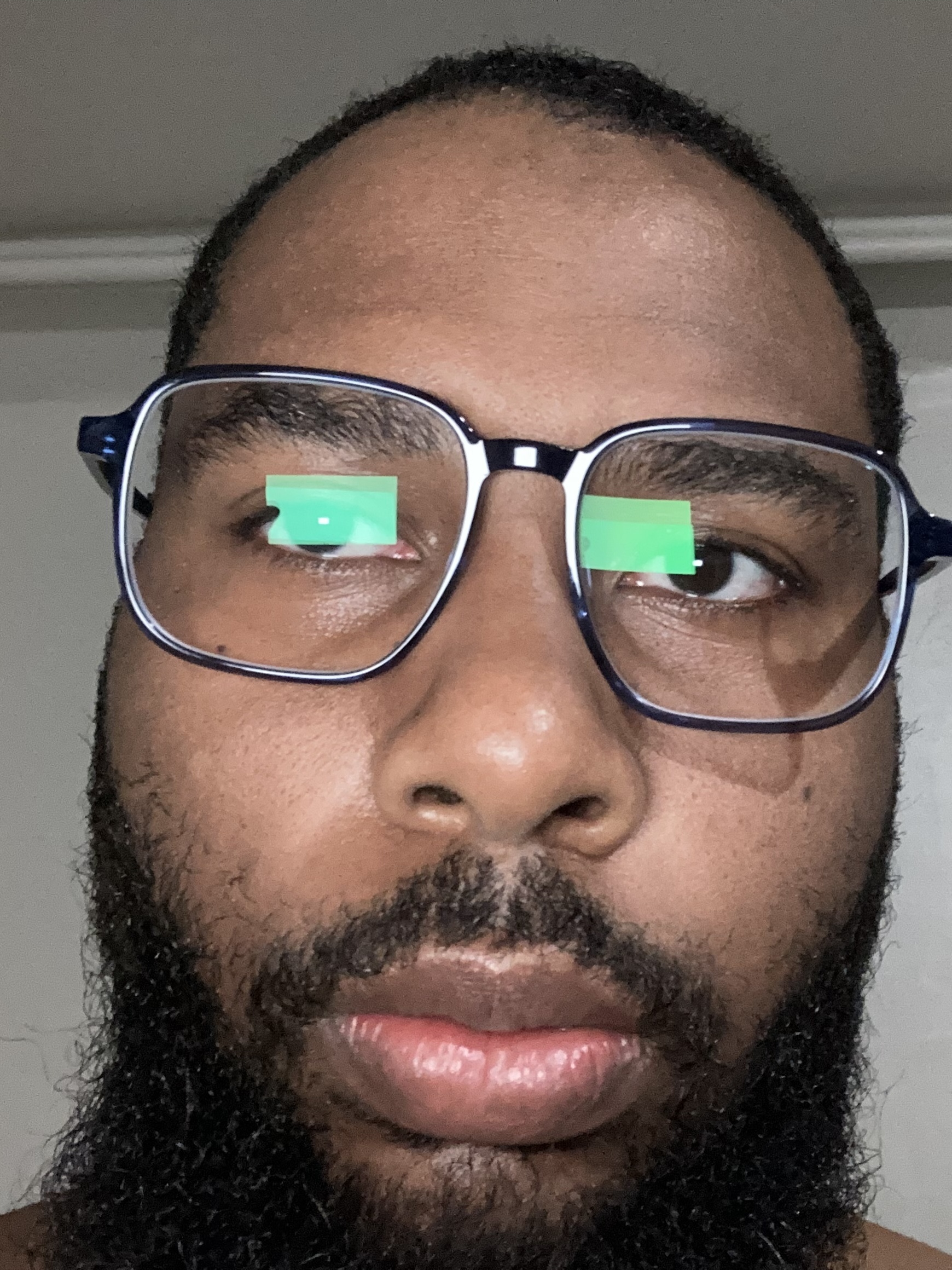 Ozone Square Clear Blue Glasses for Men | Eyebuydirect
