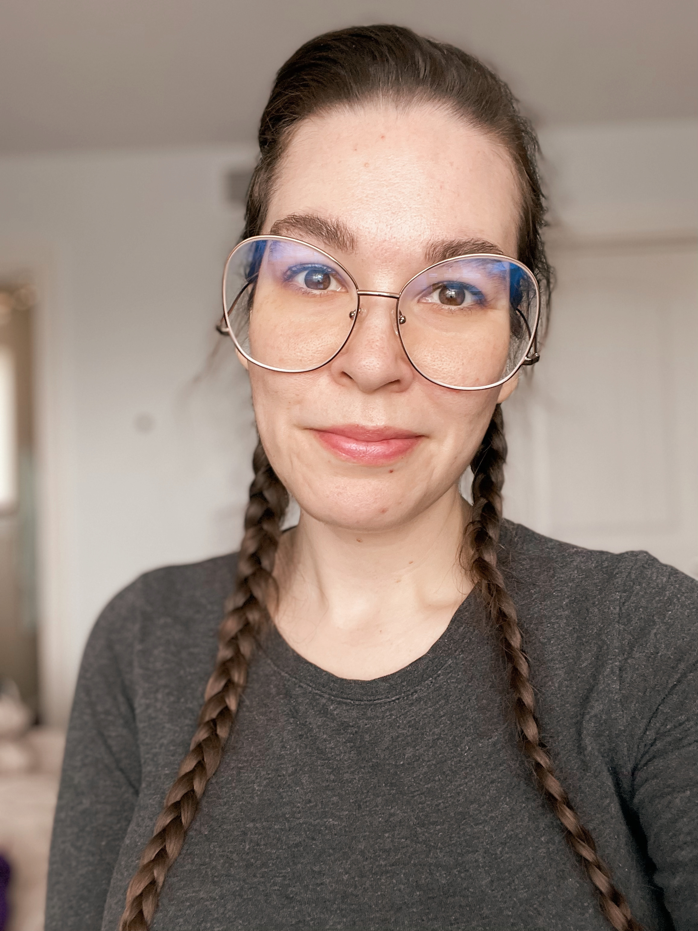 Renata Cat Eye Rose Gold Glasses for Women | Eyebuydirect