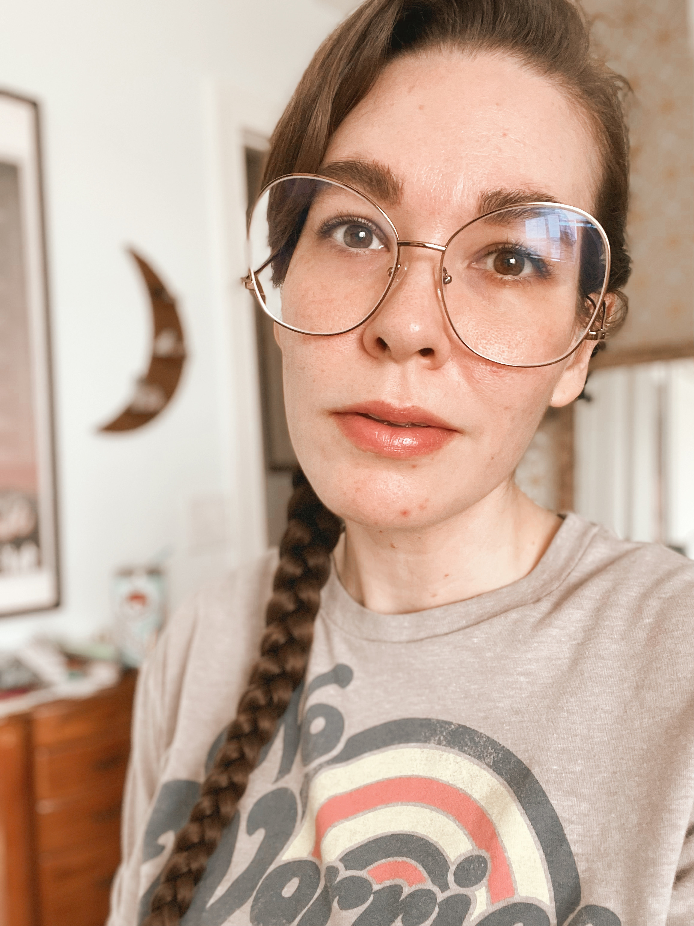 Renata Cat Eye Rose Gold Glasses for Women | Eyebuydirect