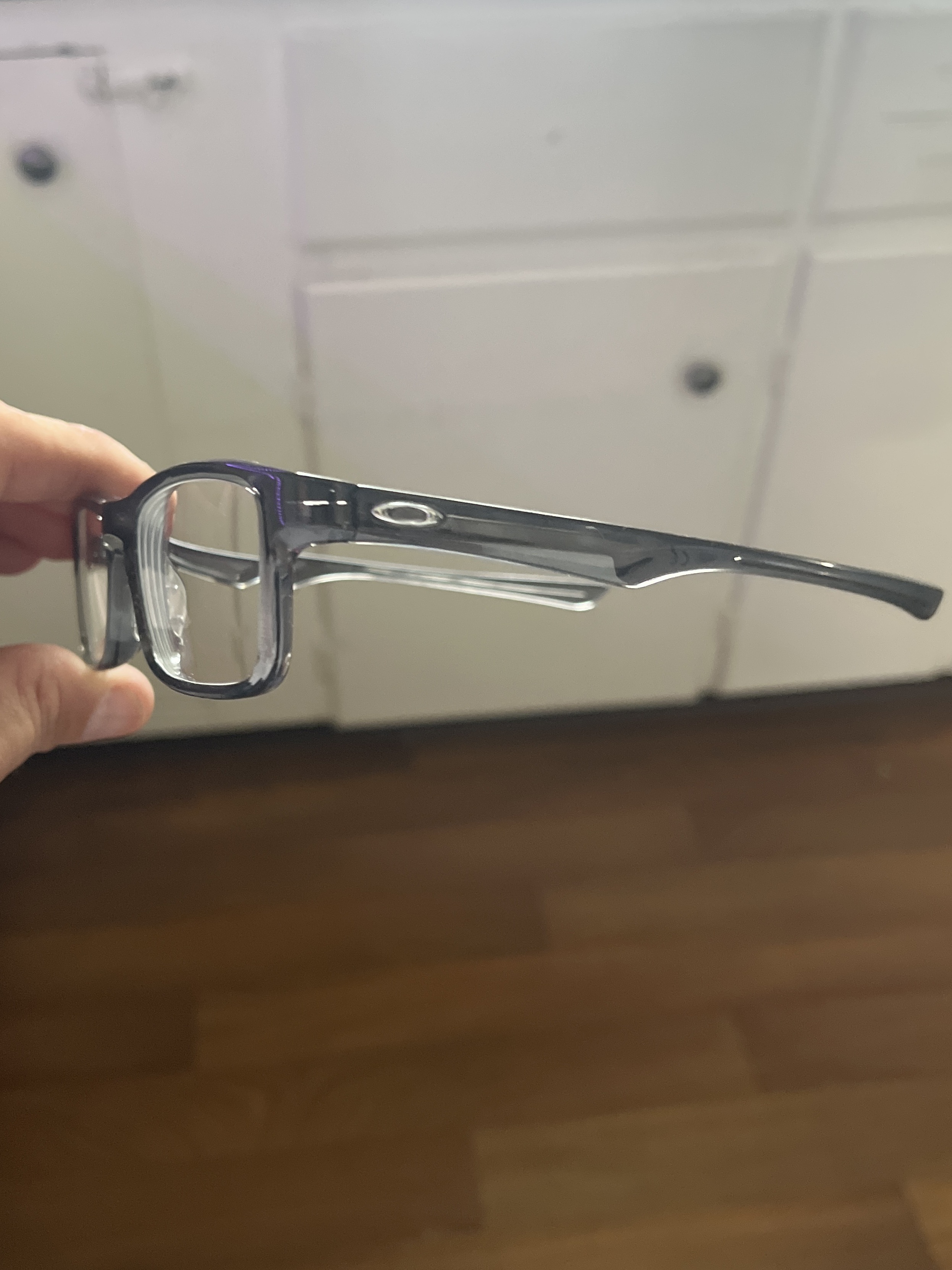 Oakley Plank 2.0 - Rectangle Satin Black Frame Glasses For Men ...