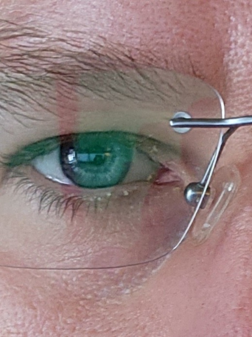 Ebb Rectangle Silver Rimless Eyeglasses | Eyebuydirect