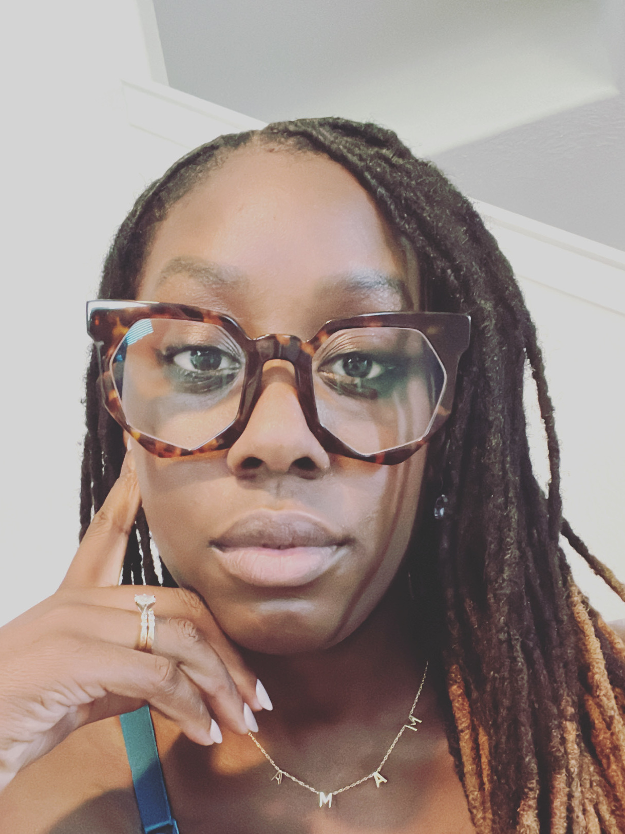 Jewel Geometric Pink Tortoise Glasses for Women | Eyebuydirect