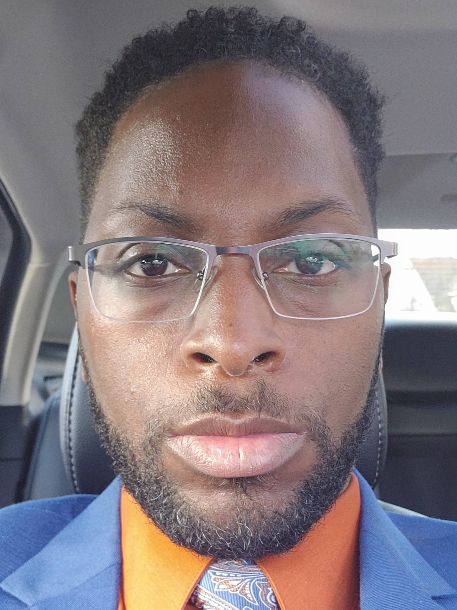 Algorithm Rectangle Gunmetal Semi Rimless Eyeglasses | Eyebuydirect