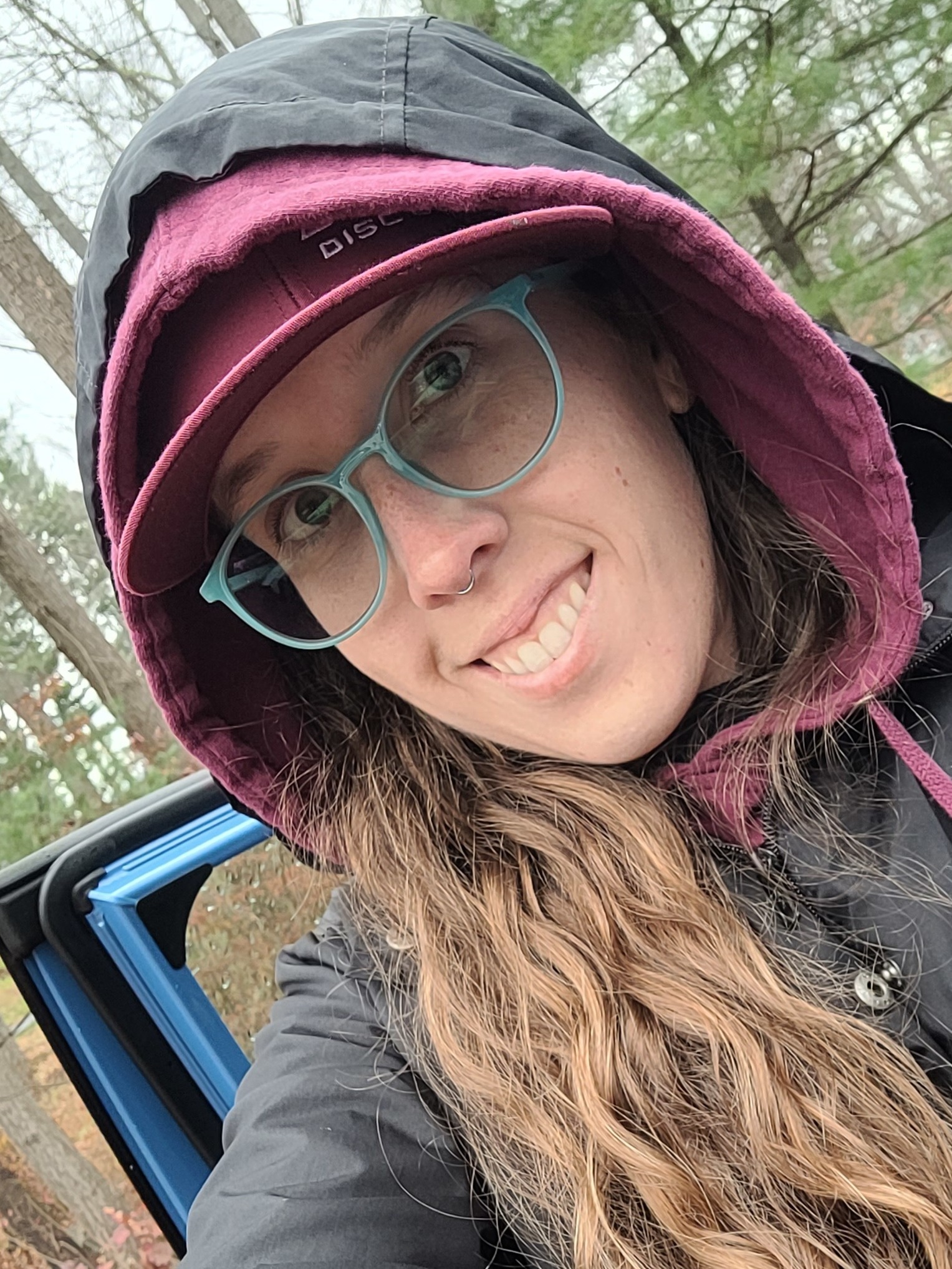 Crescent Oval Blue Full Rim Eyeglasses | Eyebuydirect