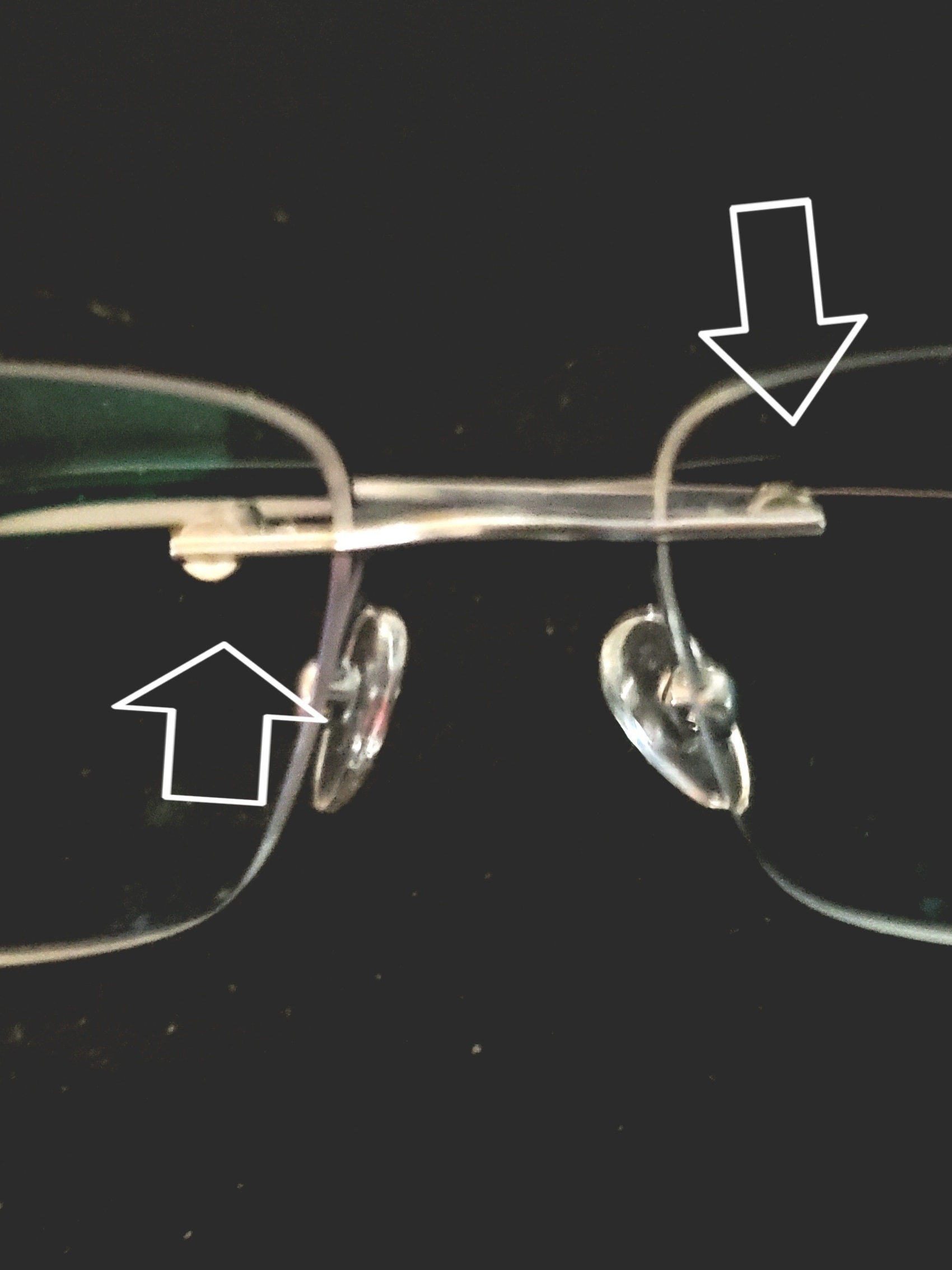 Ebb Rectangle Silver Rimless Eyeglasses | Eyebuydirect Canada