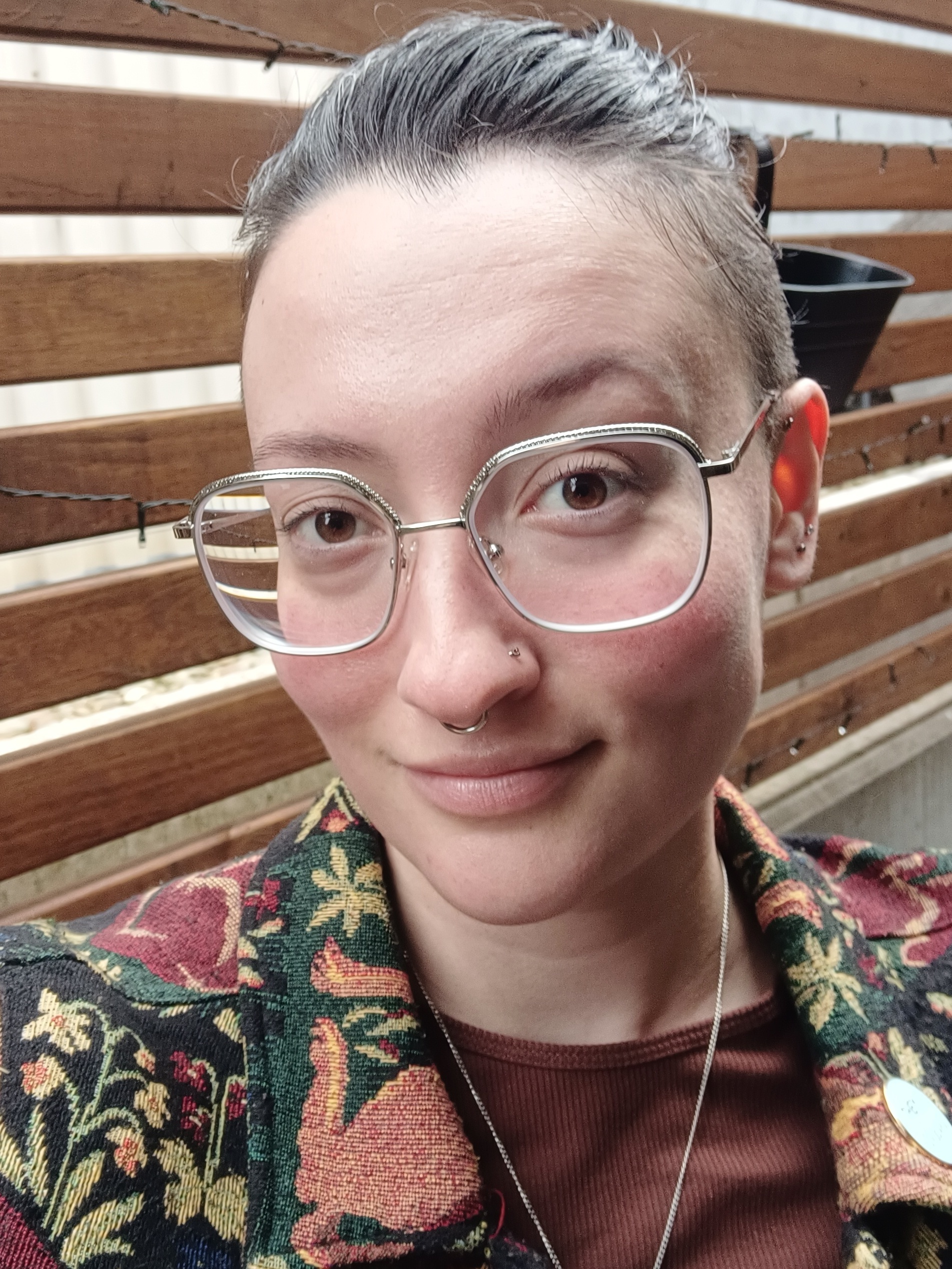 Chai Geometric Silver Glasses for Women | Eyebuydirect