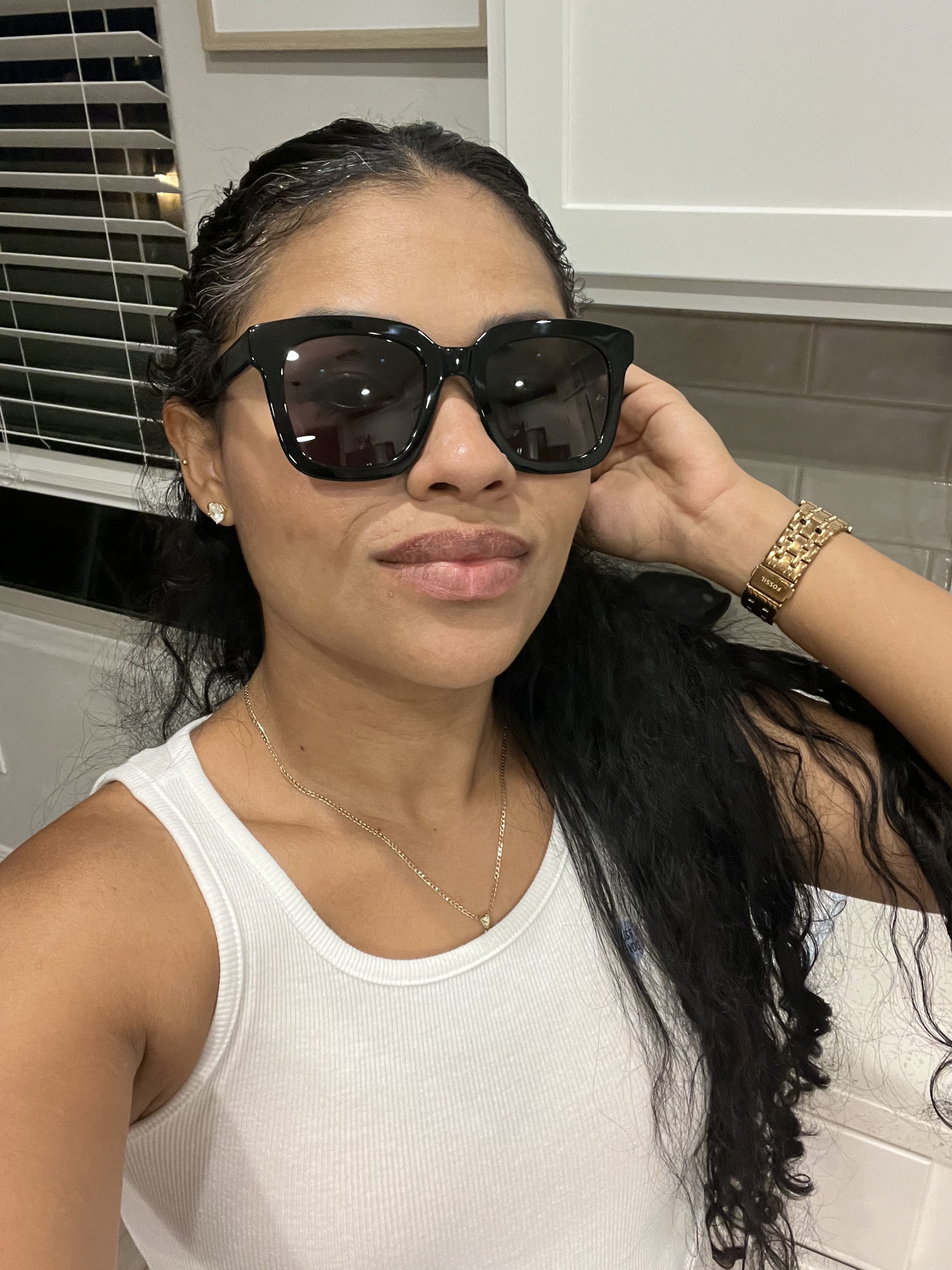 Los Angeles - Square Black Frame Prescription Sunglasses | Eyebuydirect