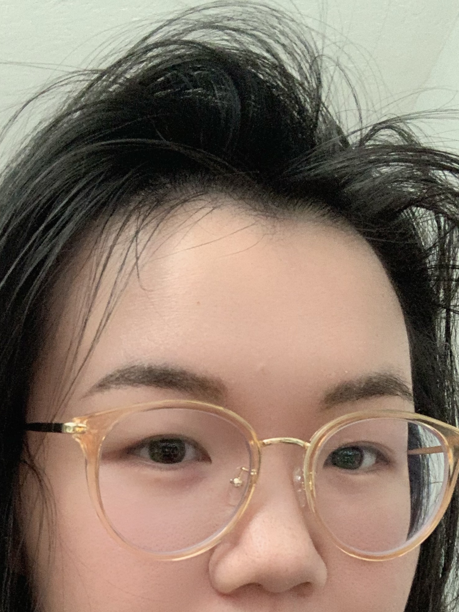 Hollie Round Clear Melon Glasses for Women | Eyebuydirect