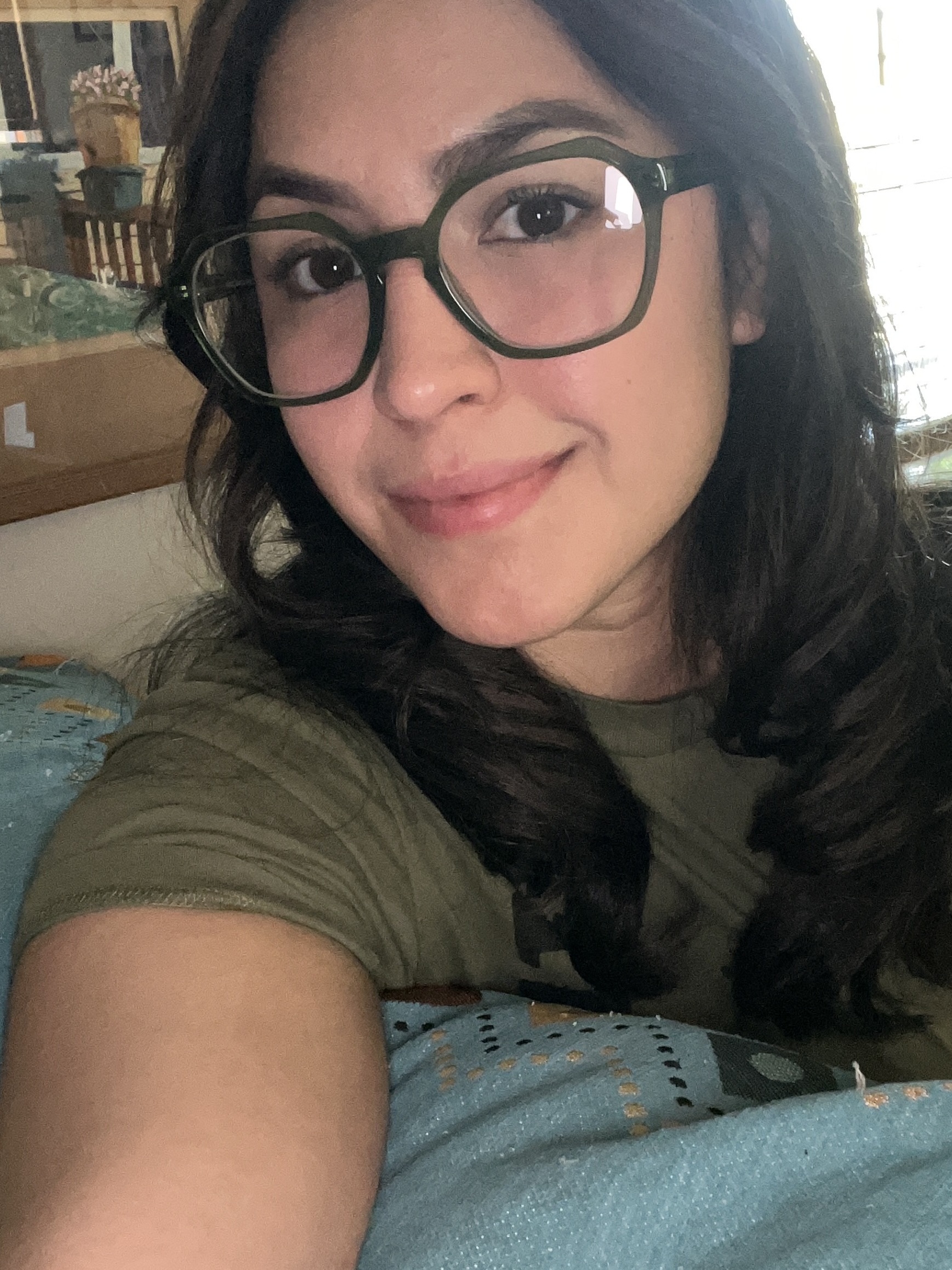 Flare Square Crystal Brown Full Rim Eyeglasses | Eyebuydirect