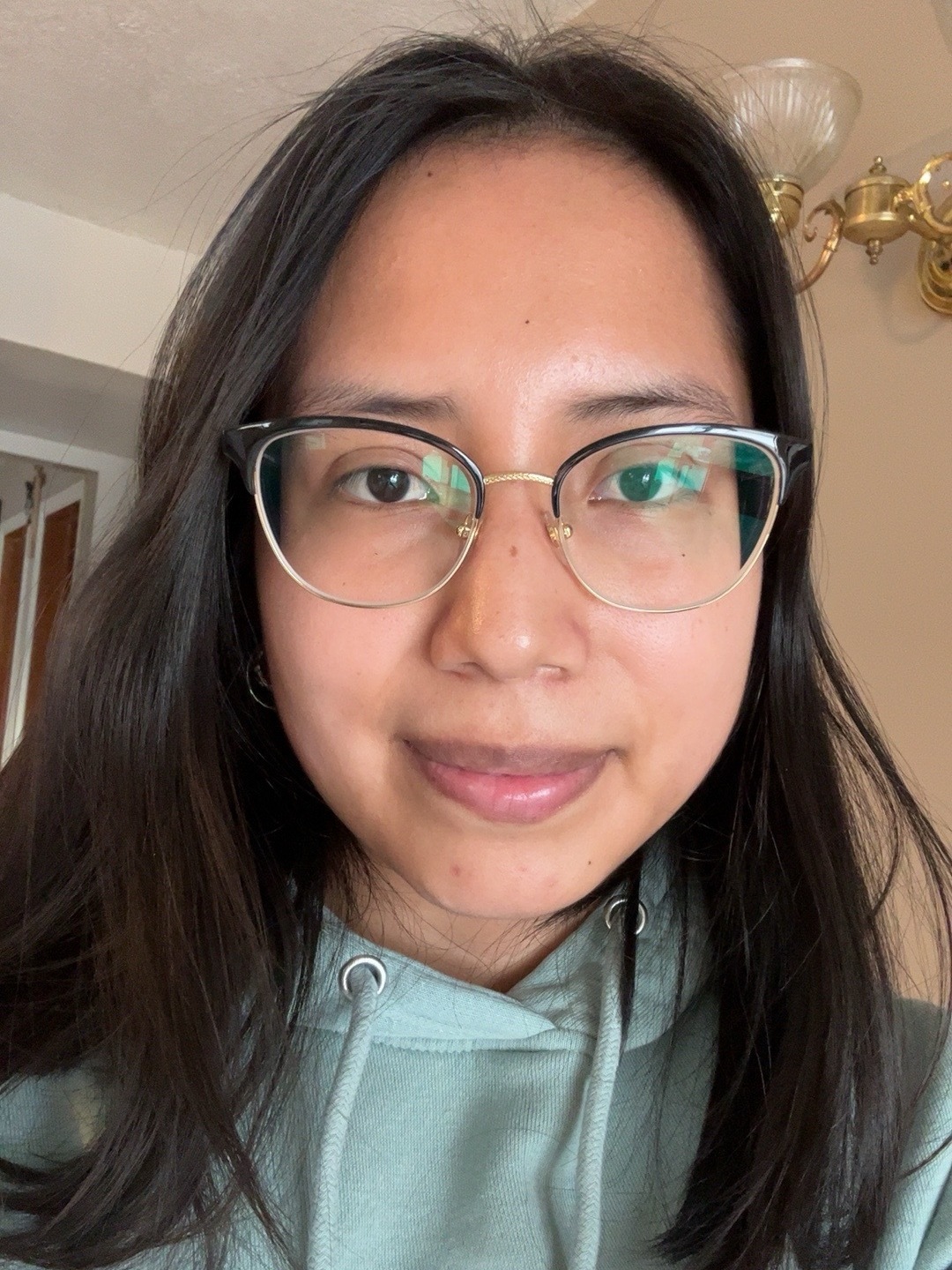 Vogue Eyewear VO4088 - Browline Black Gold Frame Eyeglasses | Eyebuydirect