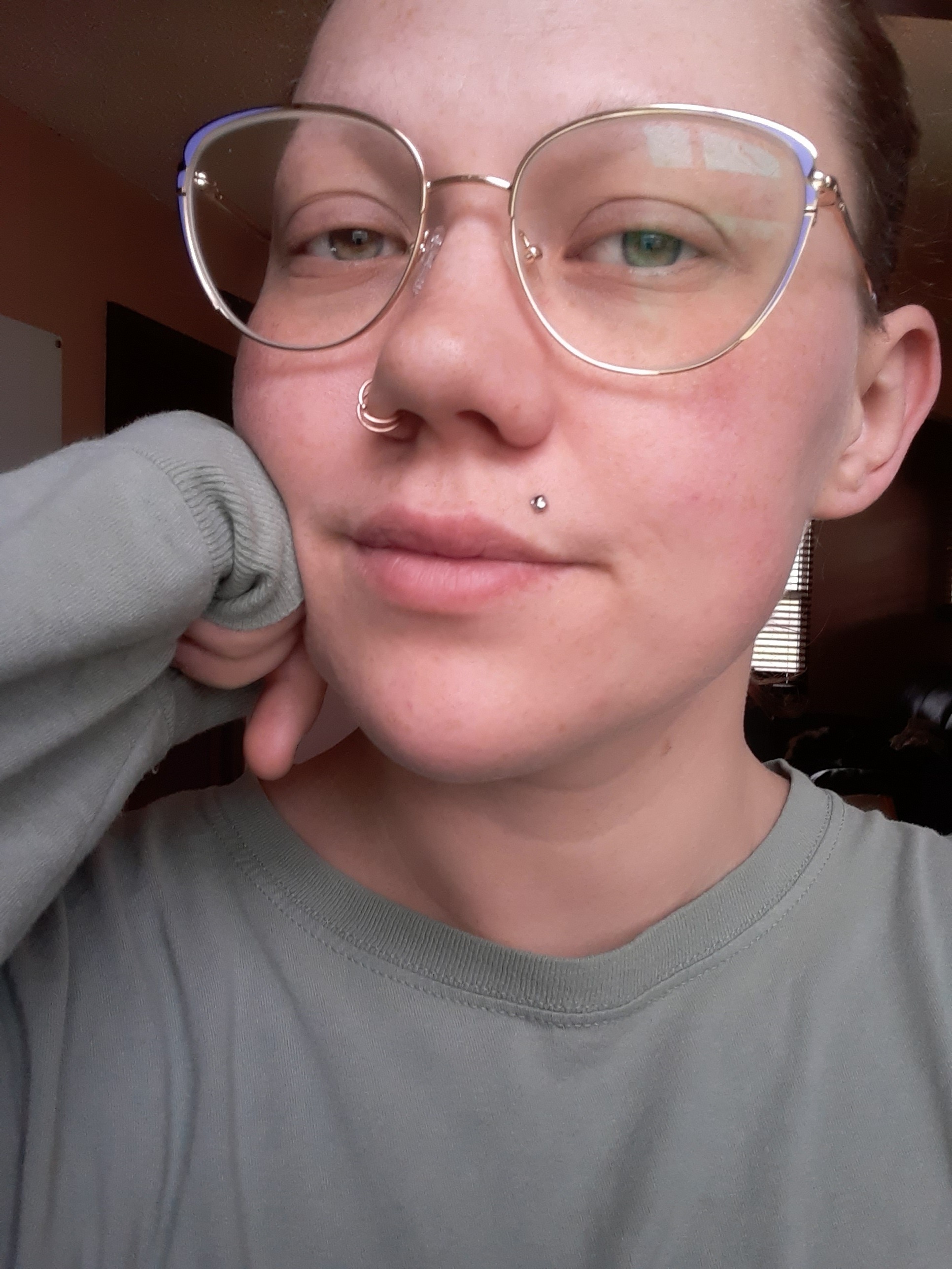 Scala Cat Eye Gold Purple Glasses for Women | Eyebuydirect