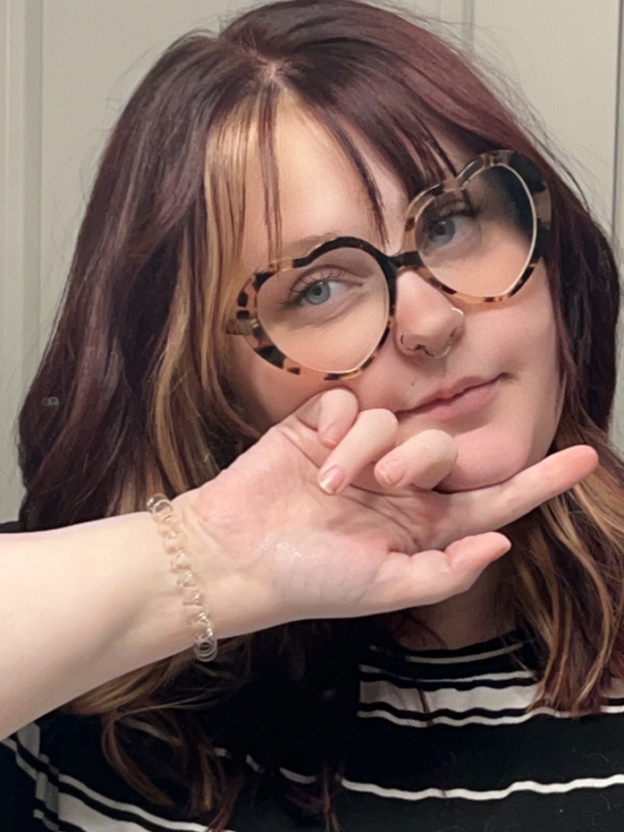 Suki Heart Pink Tortoise Glasses for Women | Eyebuydirect