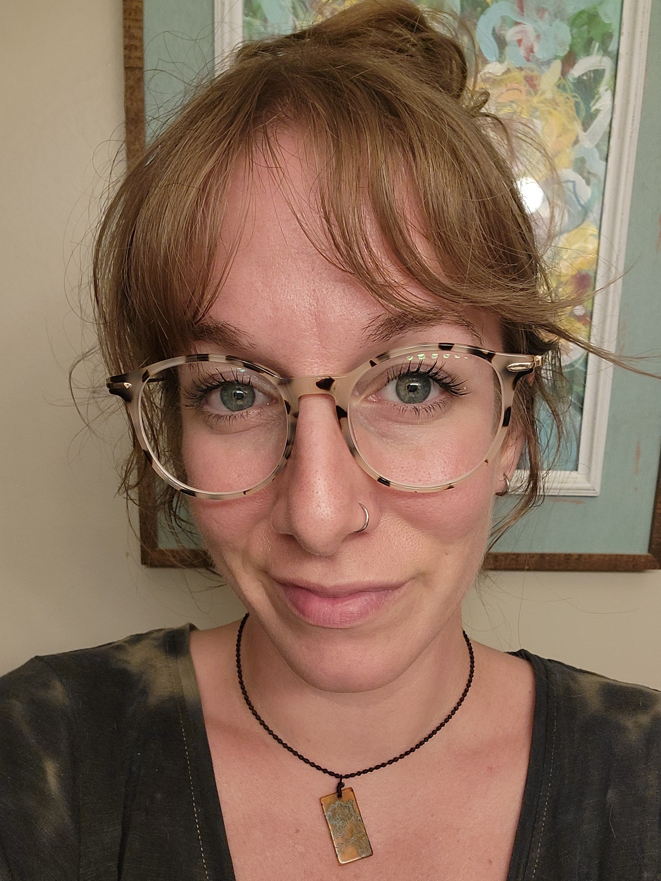 Quill Round Ivory Tortoise Glasses for Women | Eyebuydirect Canada